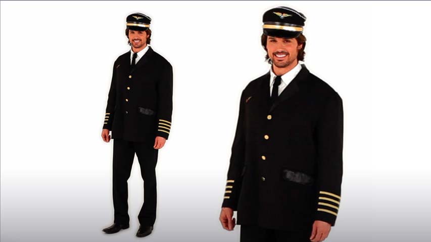 Mens Mile High Pilot Costume